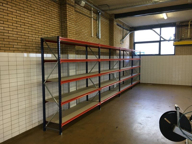 Grootvakstelling voor koekjesfabriek - Magazijnstellingen.nl