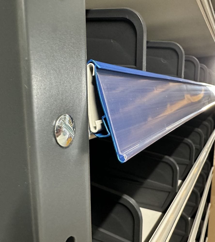 Scanstrip t.b.v. vakkenkast - Magazijnstellingen.nl