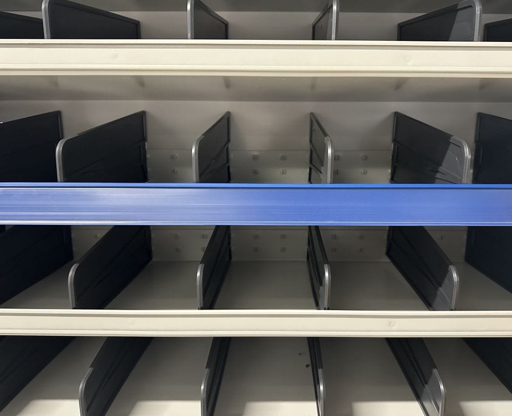 Scanstrip t.b.v. vakkenkast - Magazijnstellingen.nl